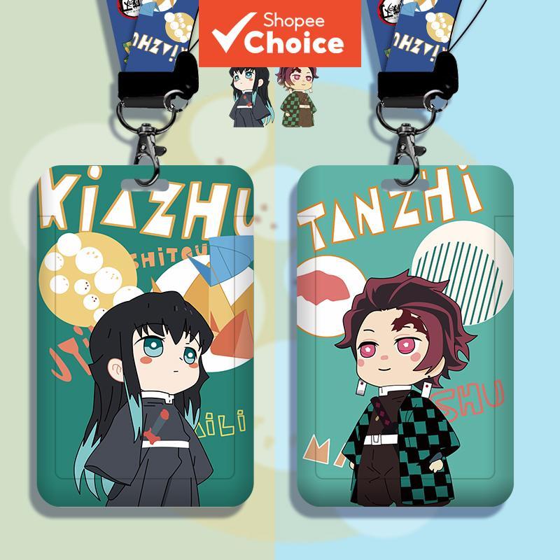 Student Card Holder Keychain Id Card Holder With Lanyard Strap Card ...