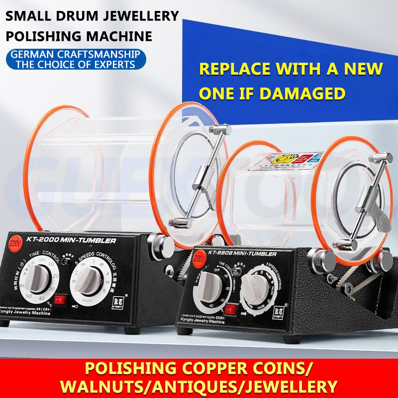 3kg/5kg Drum Polishing Machine Jewelry Rotary Tumbler, Tumbling Mini ...