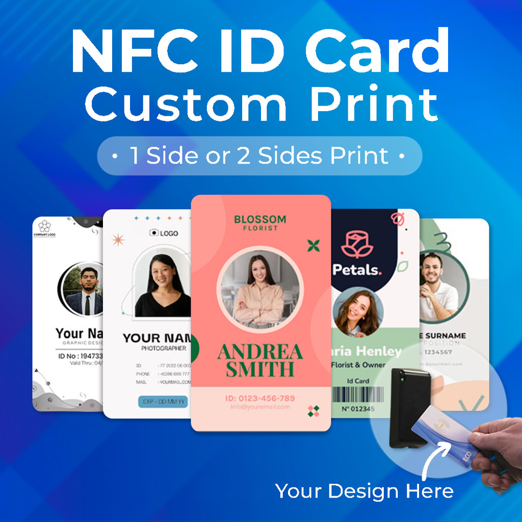Custom Print NFC Digital Business Card/NFC Digital Name Card/Office Card/Kad Perniagaan Digital ...