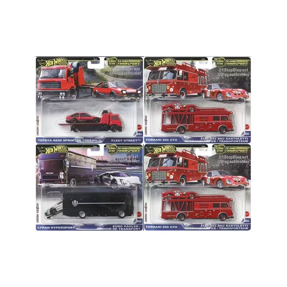 [925hot] Hotwheels FLF56 Car Culture Transport Fleet Ferrari 250GTO ...