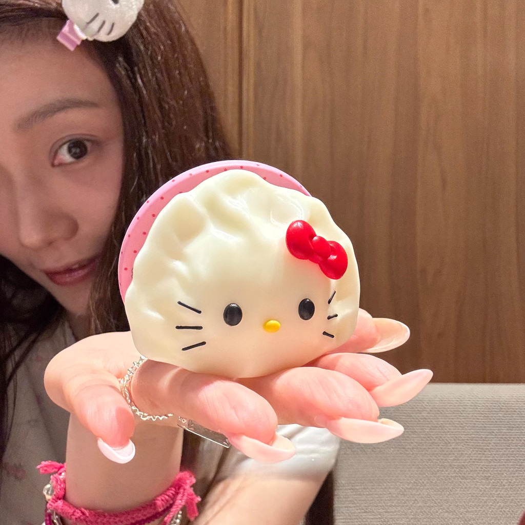 Cute cartoon silicone 3D kitty cat dumplings for magnetic suction ...