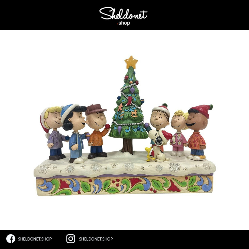 Peanuts By Jim Shore: Charlie Brown & Friends O' Christmas Tree With ...