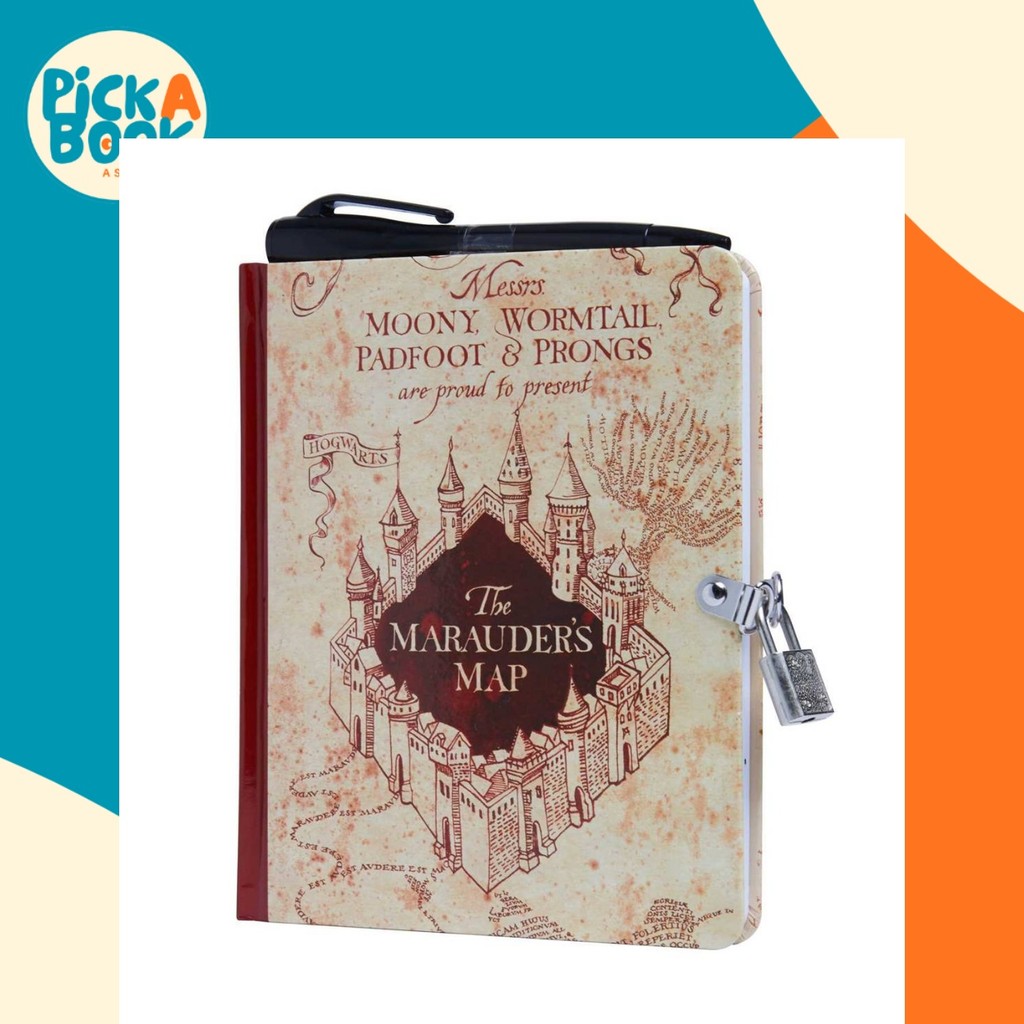 [100% Original Books] - Harry Potter: Marauder's Map Invisible Ink Lock ...
