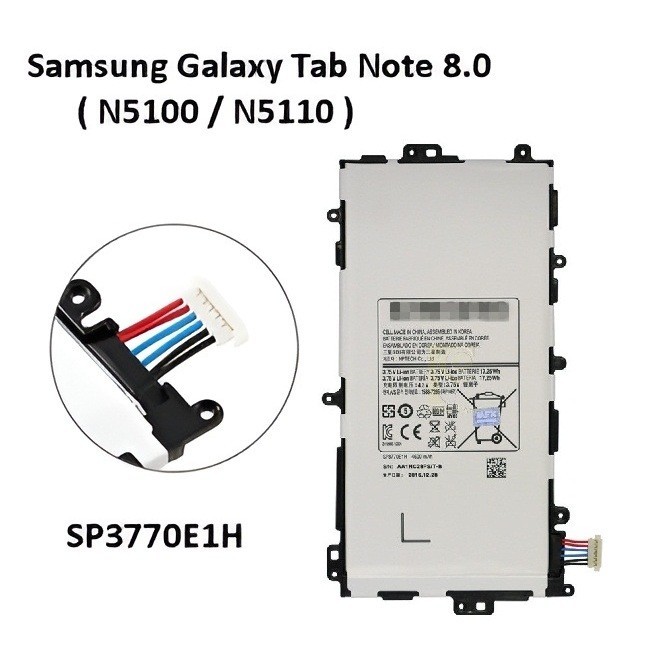 Samsung Galaxy Tablet Note 8.0 Tab / Tab Note8 Note 8 ( N5100 ) Battery ...