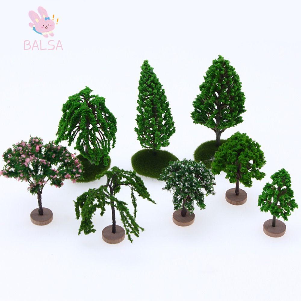 BALSA Micro Garden Flower Tree, Accessories Multi-size Miniature ...
