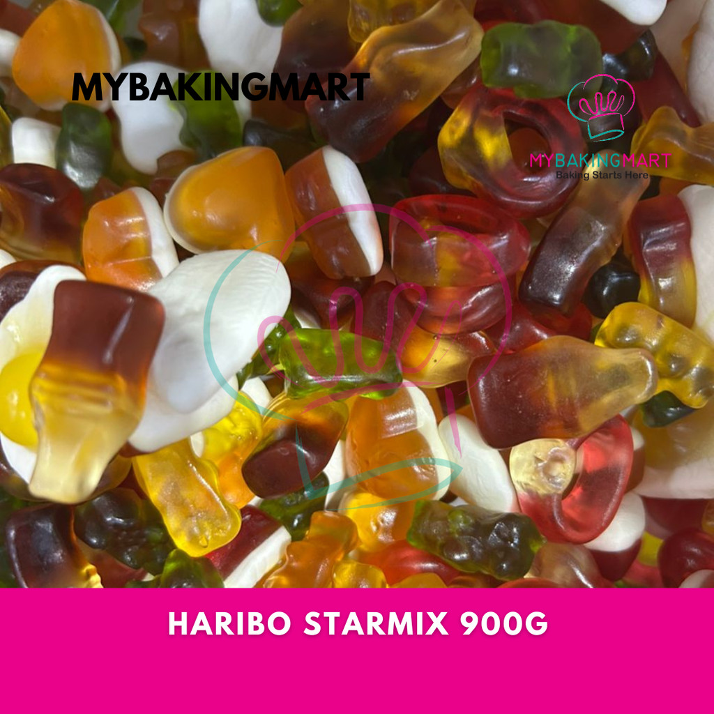 Mybakingmart Haribo Star Mix Halal Candy - 900g (Original Packaging ...