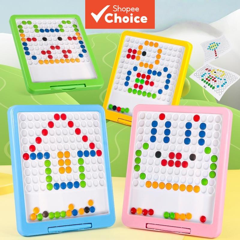 Magnetic Drawing Board - Kids Color Puzzle Toy For Early Learning ...