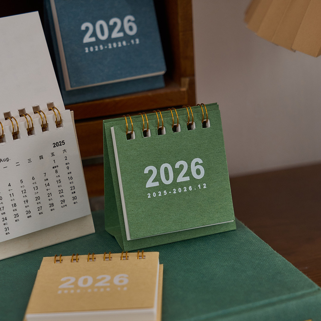 Zaomo 2026 Simple Mini Desk Calendar Portable Calendar Muji Style ...