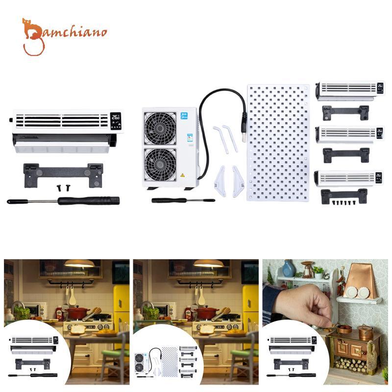 gamchiano Miniature Air Conditioner Model Set 1/12 Scale Simulation ...