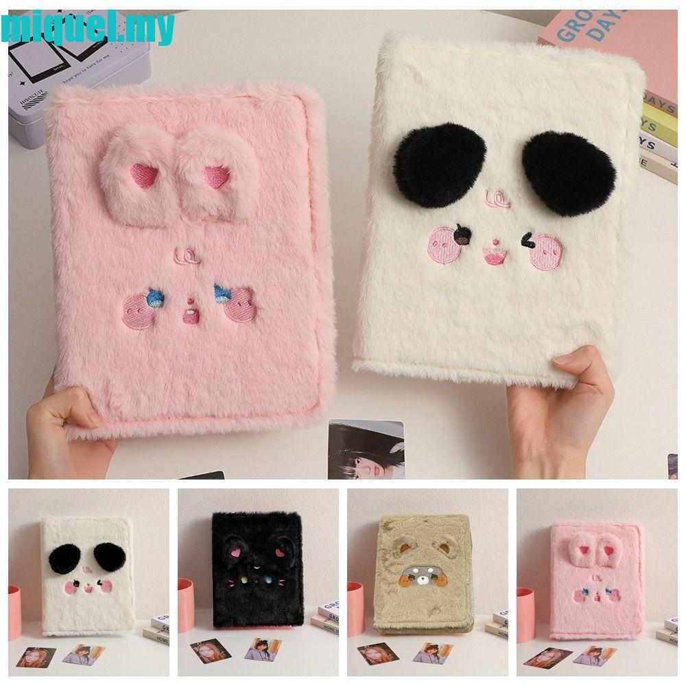 MIQUEL Cat Bear Cards Album Cover, Loose-leaf Photocard Holder ...