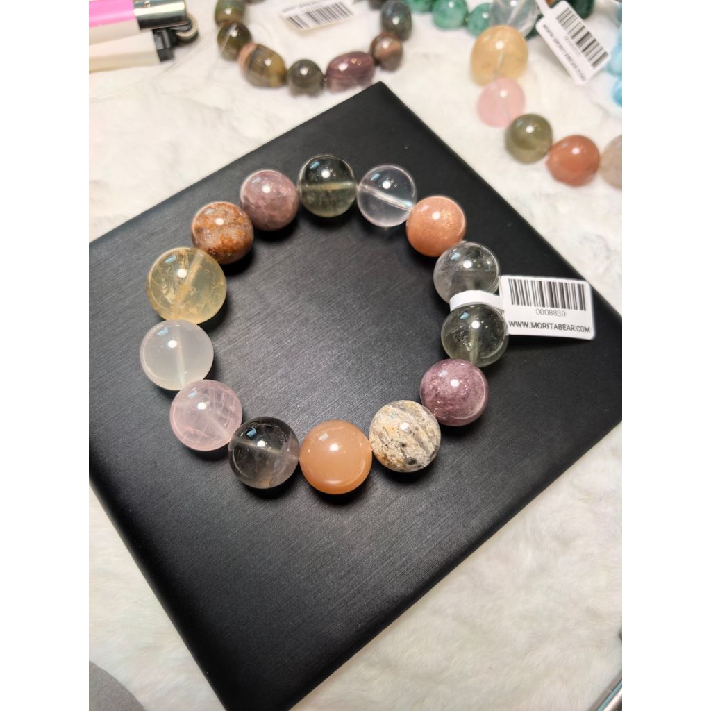 mix quartz rose quart amethyst citrine sunstone phantom 15x18MM ...