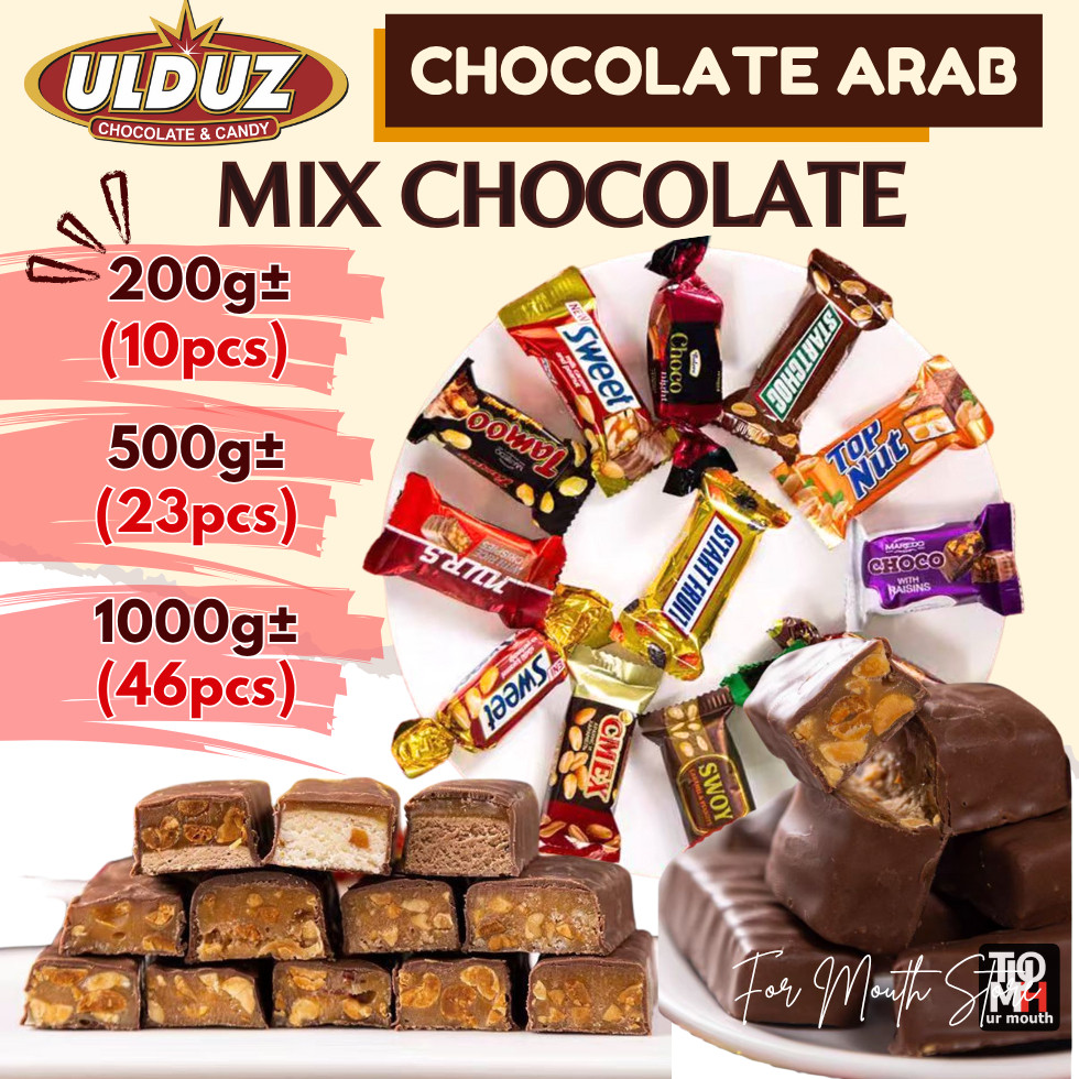 ULDUZ Mix Chocolate Coklat Arab Viral Murah Halal Chocolate Doorgift ...