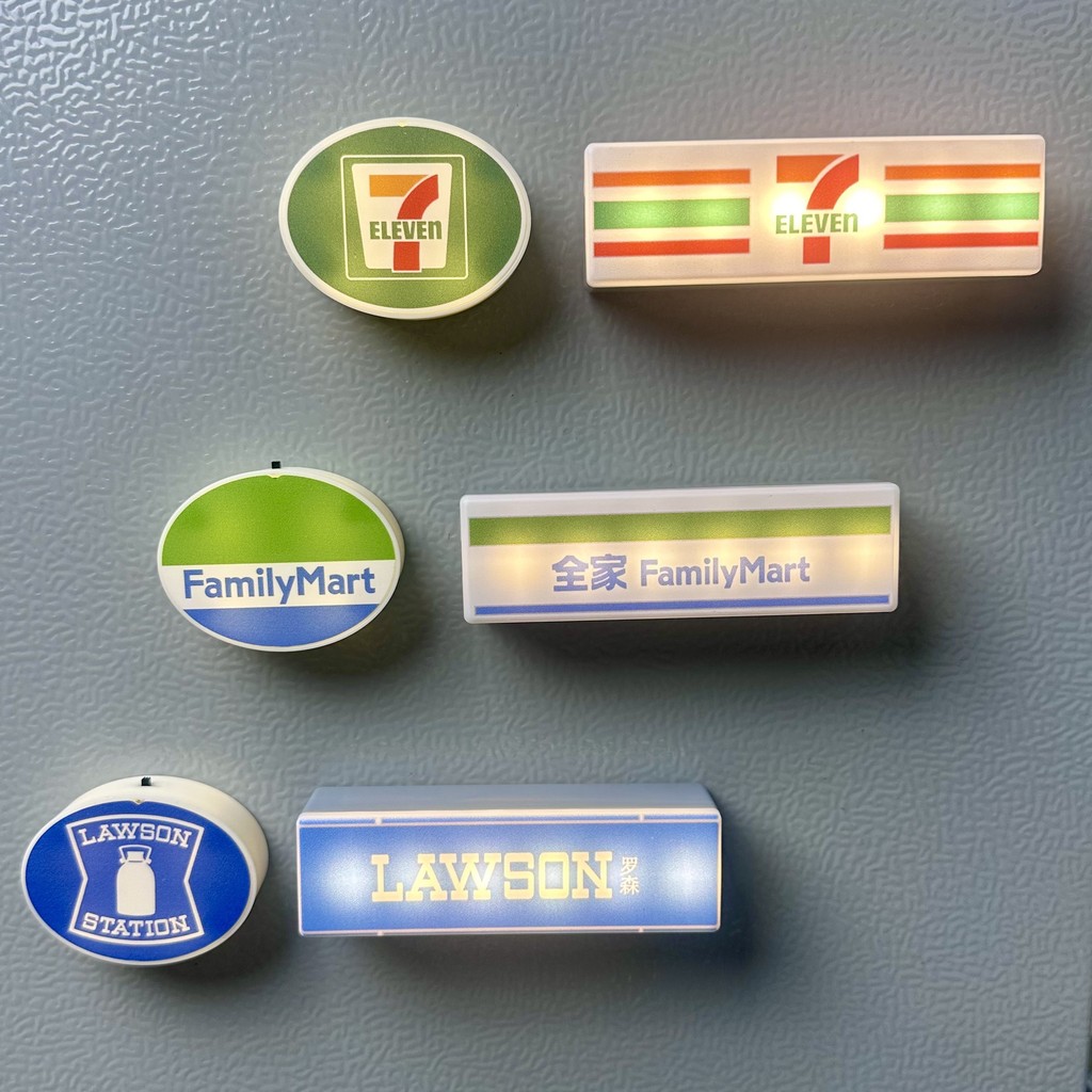 7-11 & Lawson Convenience Store Light Box Fridge Magnet - Japanese ...