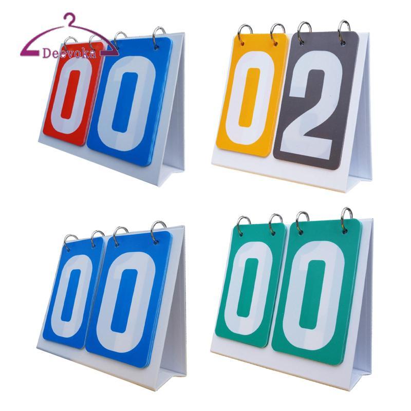 [deevoka] Sports Scoreboard, Flip Scoreboard, 2-Digit Manual Score Flip ...