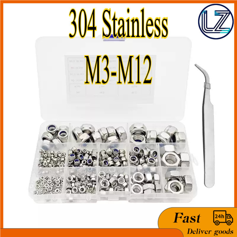 304 Locking Nut Kit \ Full-range Anti-rust \ Corrosion Resistant ...