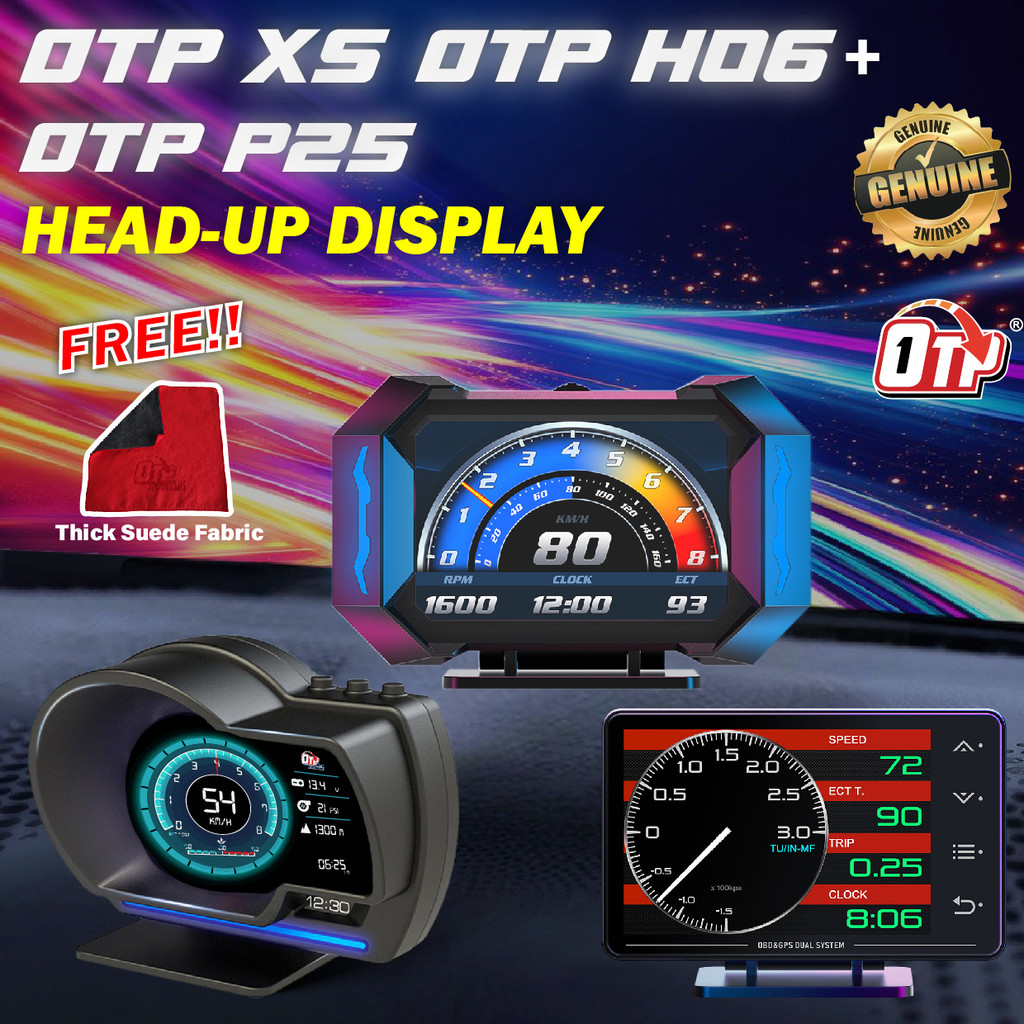 OTP-XS P25 P6 OBD2 Meter Proton Saga BLM Exora Persona Waja CPS Gen2 ...