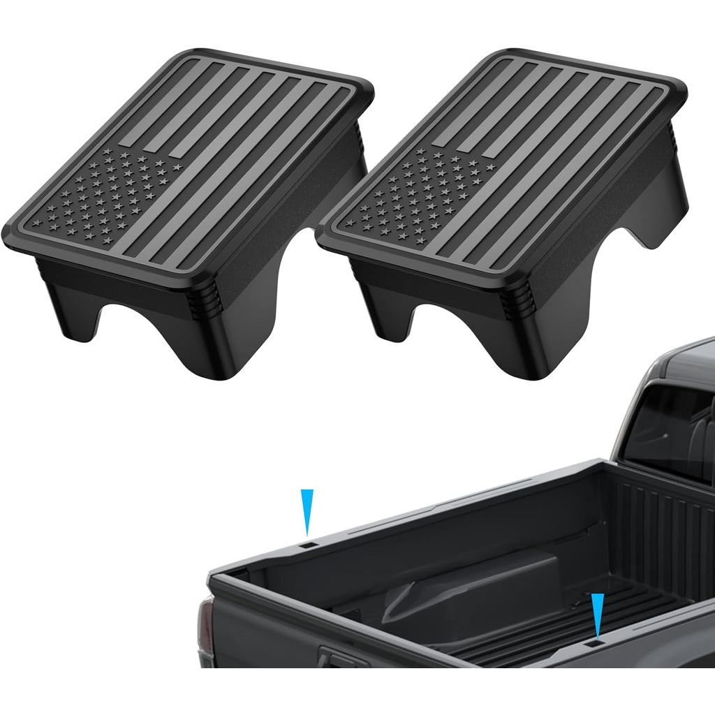 Ram 1500 American Flag Stake Pocket Covers, Rear Truck Bed Rail Stake ...