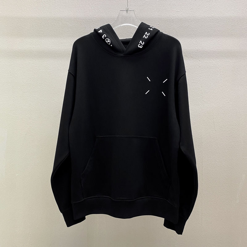 MM6 Maison Margiela Chest Four Point Stitch Label Hoodie Hat Digit ...