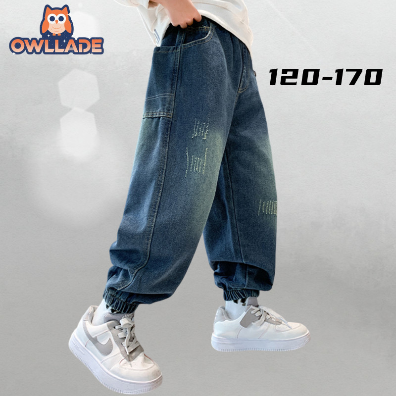 OWLLADE Beggy Baggy Jeans for 12 Years Old Kids Teens Denim Pants for ...