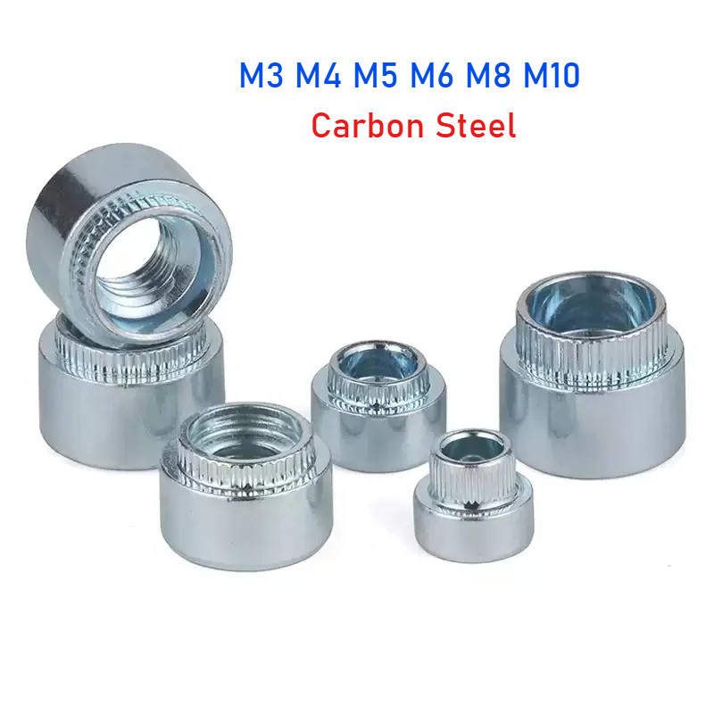 M3 M4 M5 M6 M8 M10 Galvanized Carbon Steel Riveting Nut Press Riveting Riveting Nut Step ...