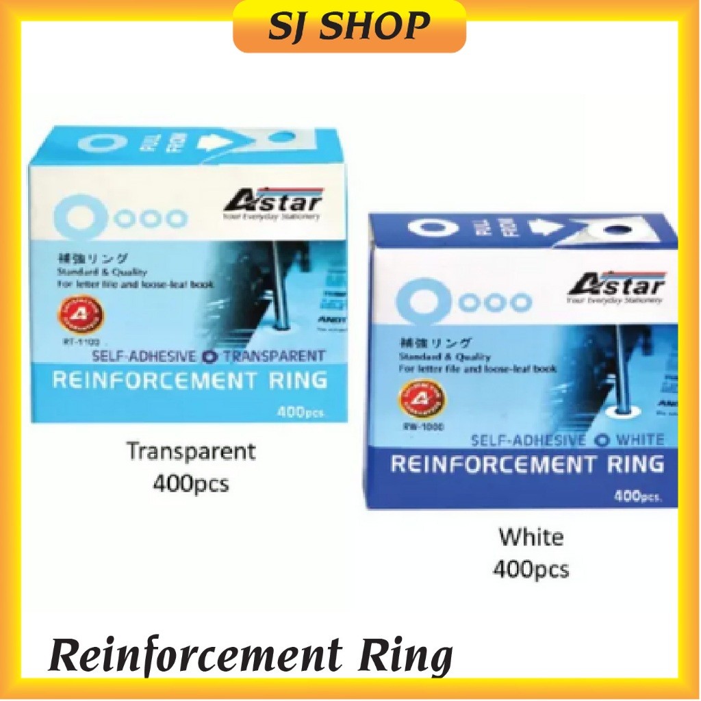 Reinforcement Ring Transparent and White | Reinforcement Ring Sticker ...