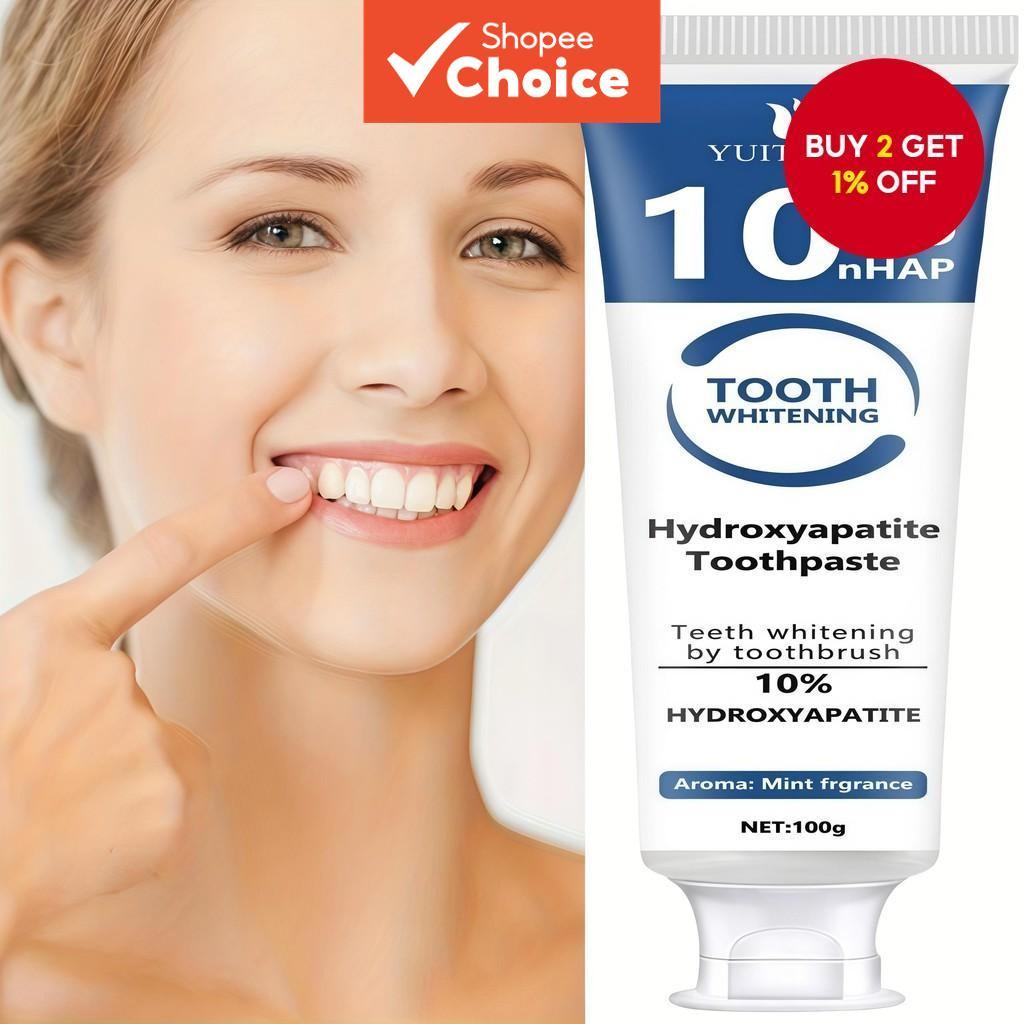 New Hydroxyapatite Toothpaste, 10% Hydroxyapatite for Teeth Whitening ...