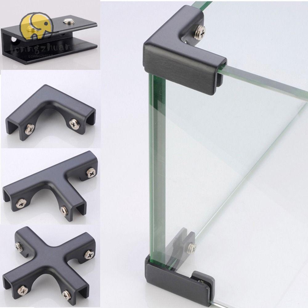 LONNGUVO Angle Corner Code, Aluminum Alloy L-type Glass Clip ...