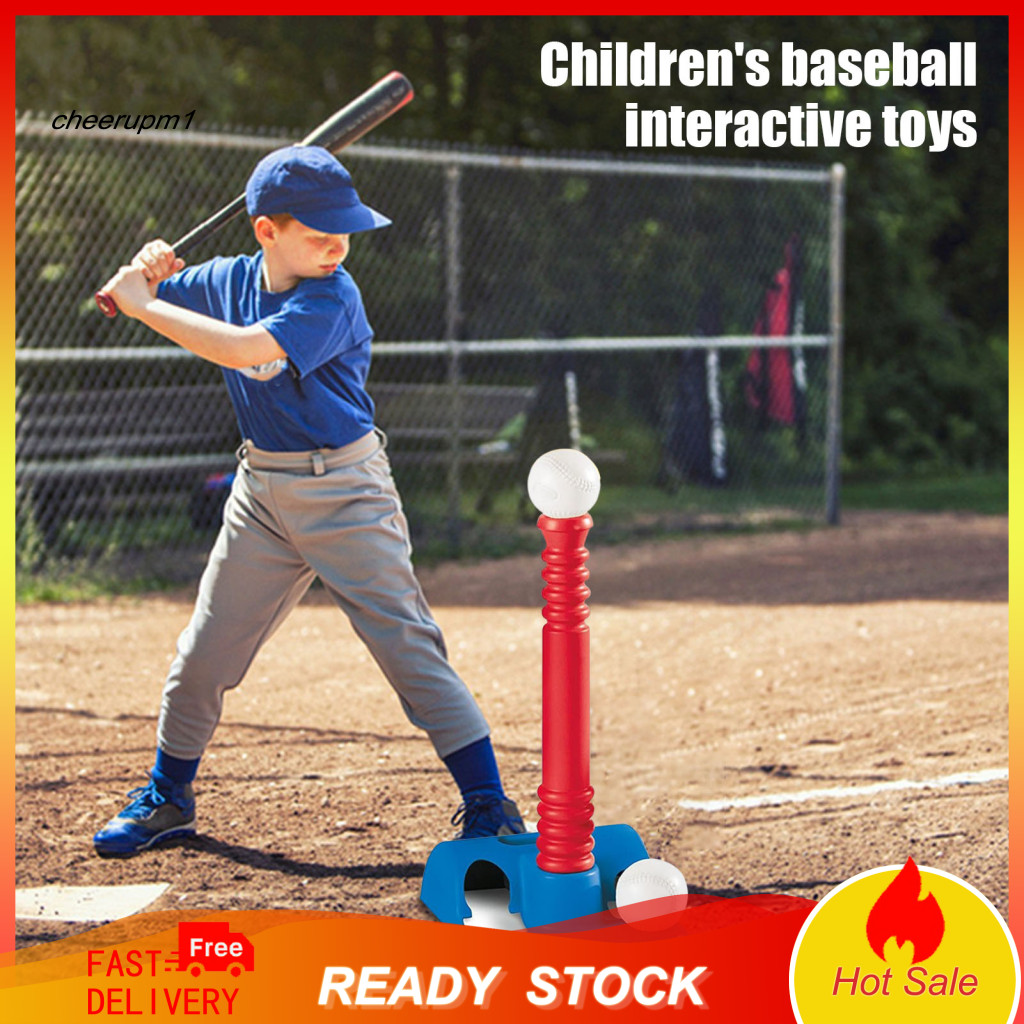 CHEER Baseball Toy Set for Kids T-ball Set Comes with 4 Balls Kids ...