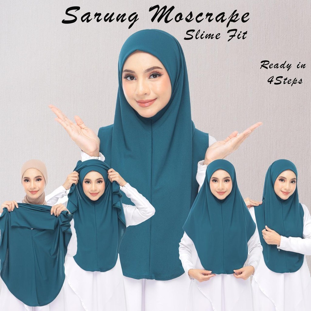 SOUK SARUNG MOSCREPE SLIM FIT AWANING LAZY LIPAT KAIN MOSCRAPE PREMIUM ...