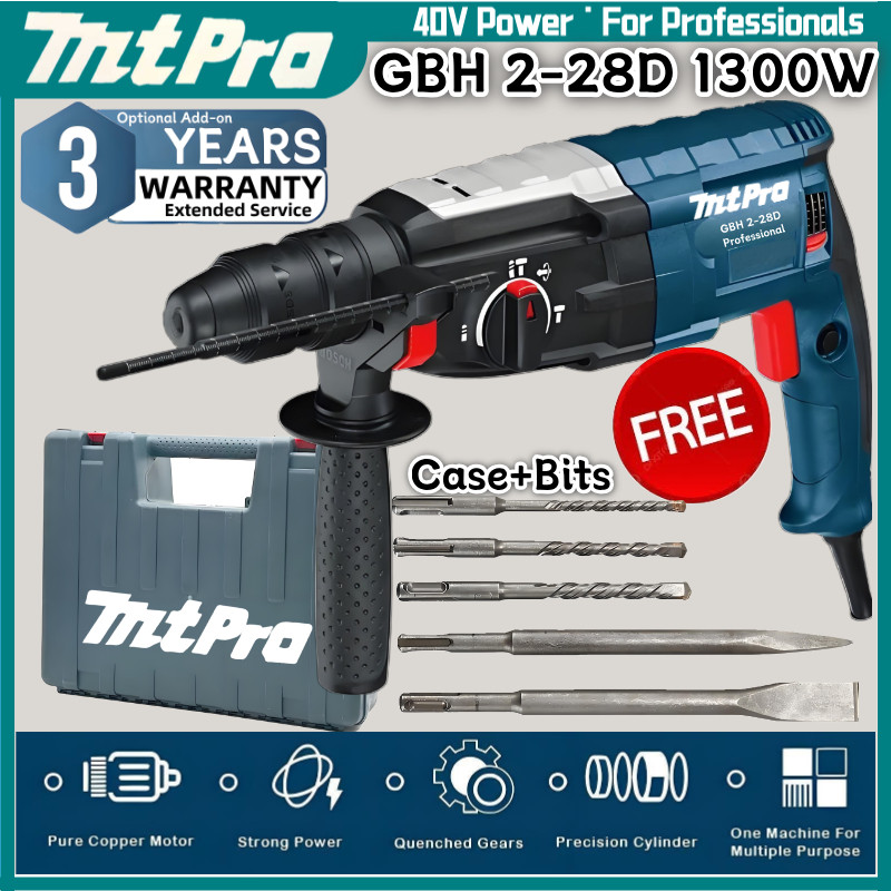 1300W MtPro Dinding Simen Professional GBH 2-28 3 Mode Rotary Hammer ...