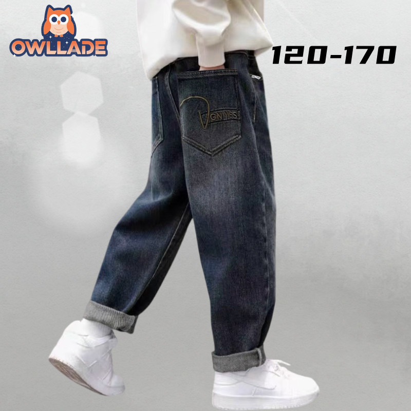 OWLLADE Beggy Baggy Jeans for 12 Years Old Kids Teens Denim Pants for ...
