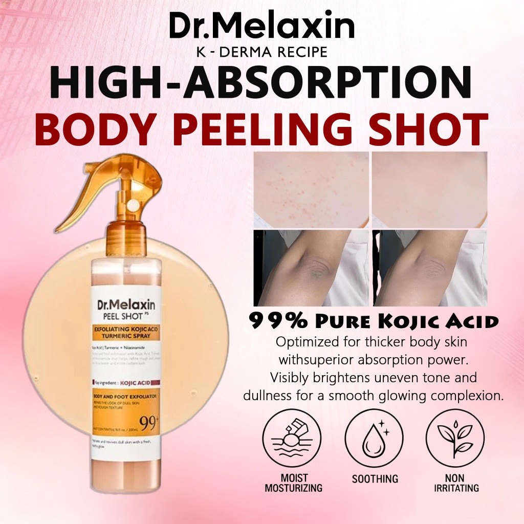 [Dr.melaxin Official] Peel Shot Keratin Care Kojic Acid Turmeric Spray ...