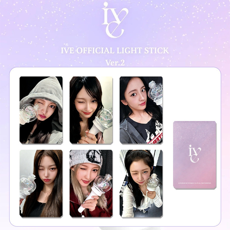 Kpop Idol IVE Second Generation Fanlight Cards Postcards Special ...