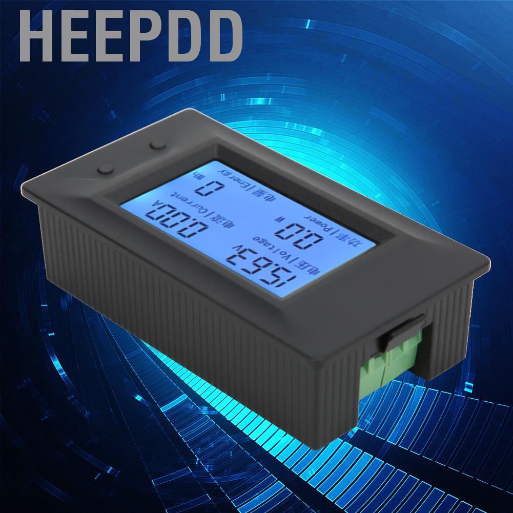 HEEPDD DC Battery Tester 30A Digital Display KWH Meter Voltage Current ...