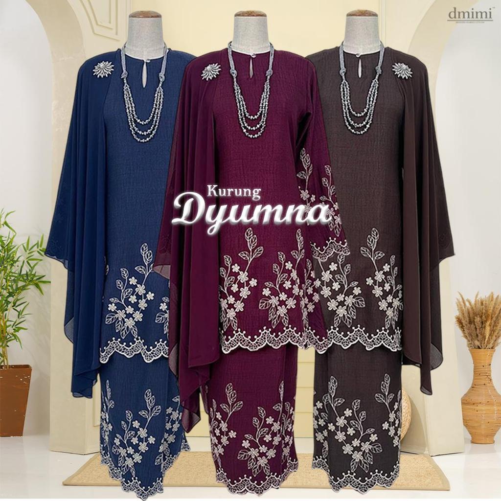 DMIMI Baju Kurung DYUMNA | Kurung Pahang | High Quality Softflow Weave ...
