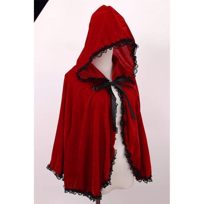 Anime Cosplay Costume Cosplay Little Red Riding Hooded Cloak Red Cloak ...