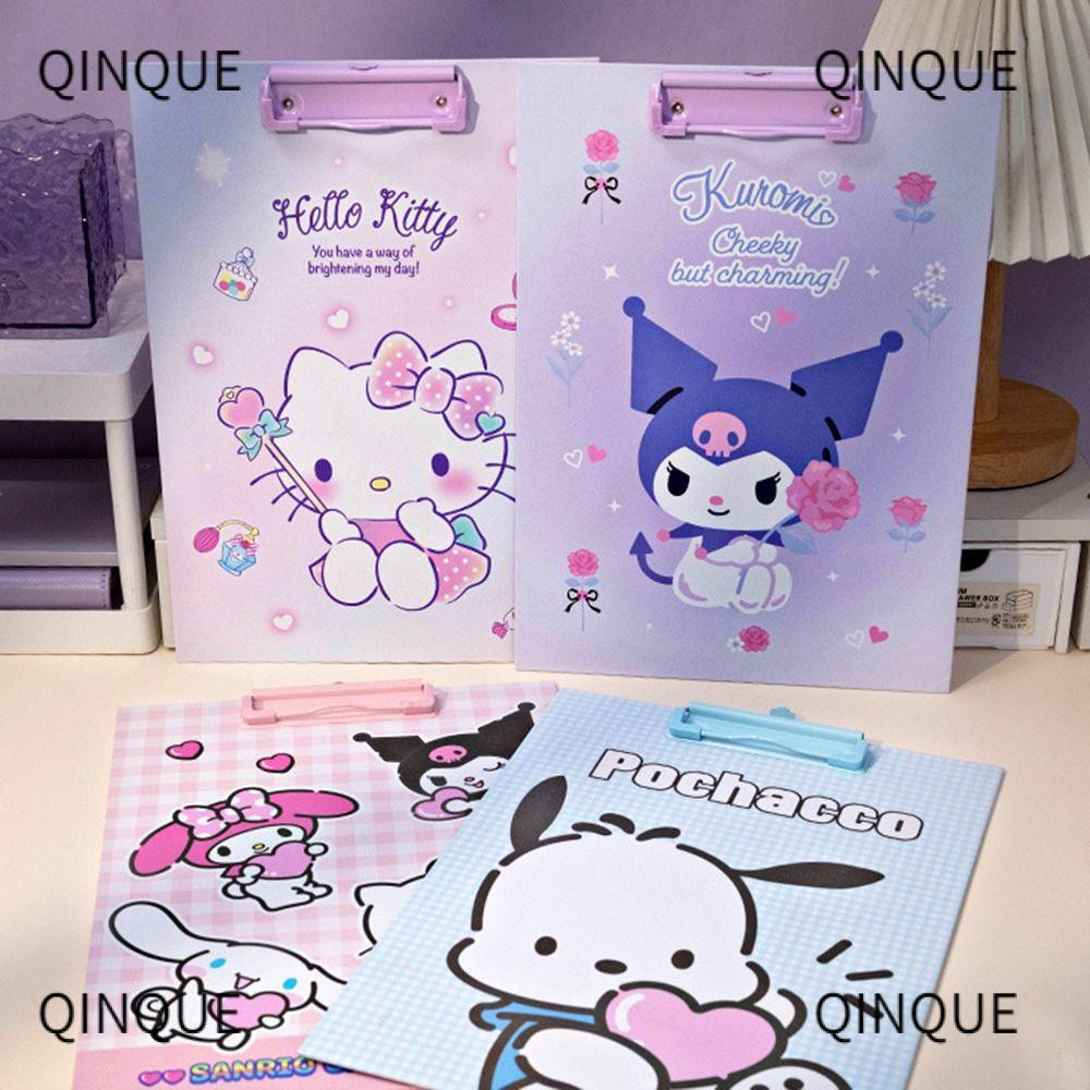 QINJUE Sanrio Board Folder, Cartoon Hello Kitty A4 Folder, Kulomi ...