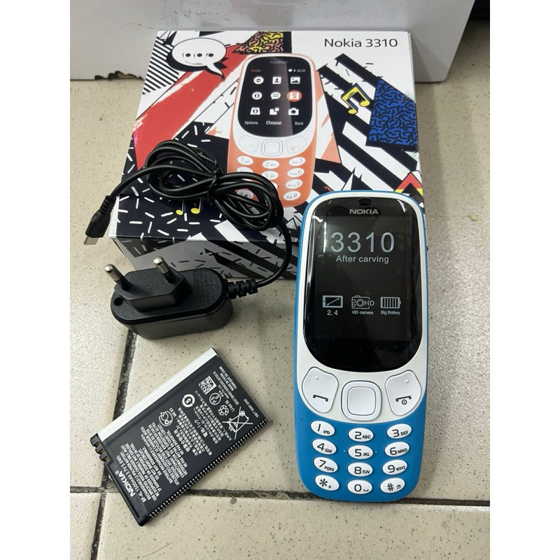 3310 2G Feature Phone Dual Sim 2.4 Inch Colour Screen BT 1500MAh 64MB ...