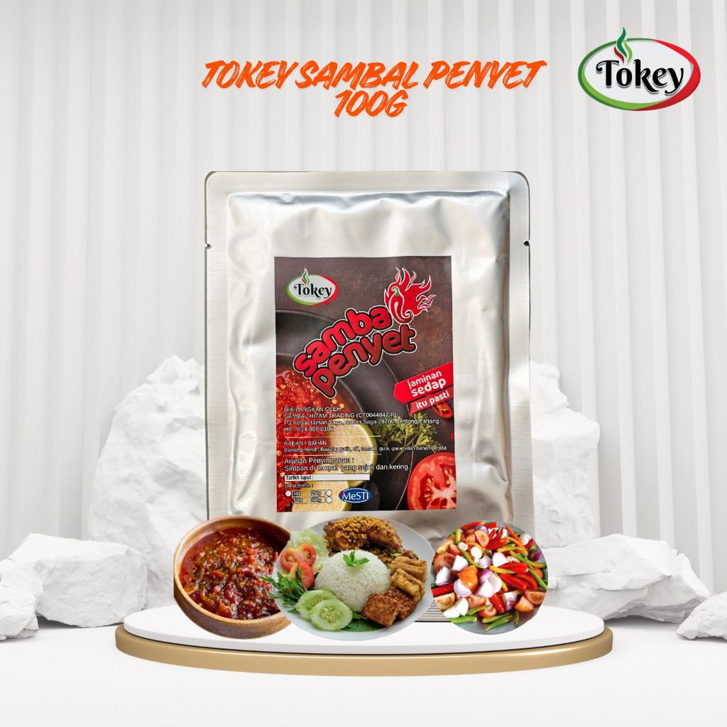 Tokey Sambal Penyet Sambal Ayam Penyet Nyet Colek Ready To Eat (100g ...