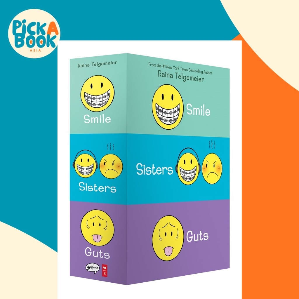[100% Original Books] - Smile, Sisters, and Guts: The Box Set by Raina ...