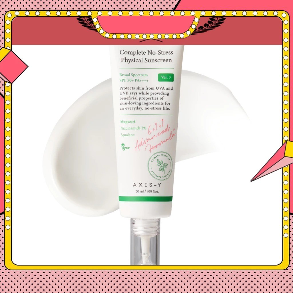 [AXIS-Y] Complete No-Stress Physical Sunscreen Version 3 SPF50++ PA ...