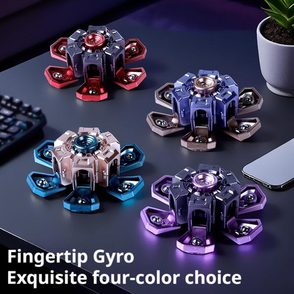Edc Fingertip Gyro Plastic Decompression Toys Fidget Toys Spinner Toys ...