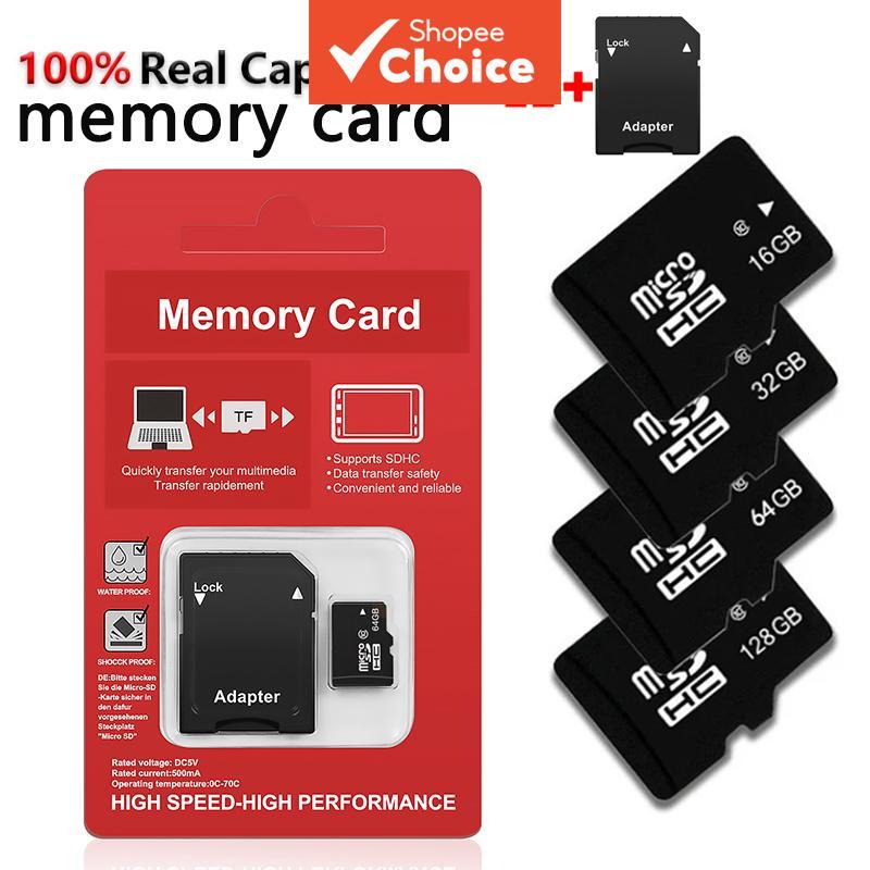 Waterproof Micro SD Card for Cameras & Phones 32/64/128GB Class 10 High ...