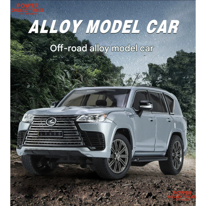Lexus LX 600 Alloy Off-Road Model Car - 1:24 Scale Diecast SUV ...