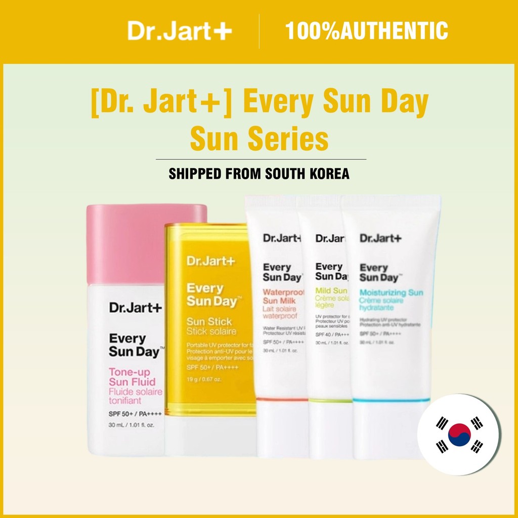 [Dr.Jart+] Every Sun Day Sun Stick 19g/Sun Fluid SPF 50+ PA +++ 30ml ...