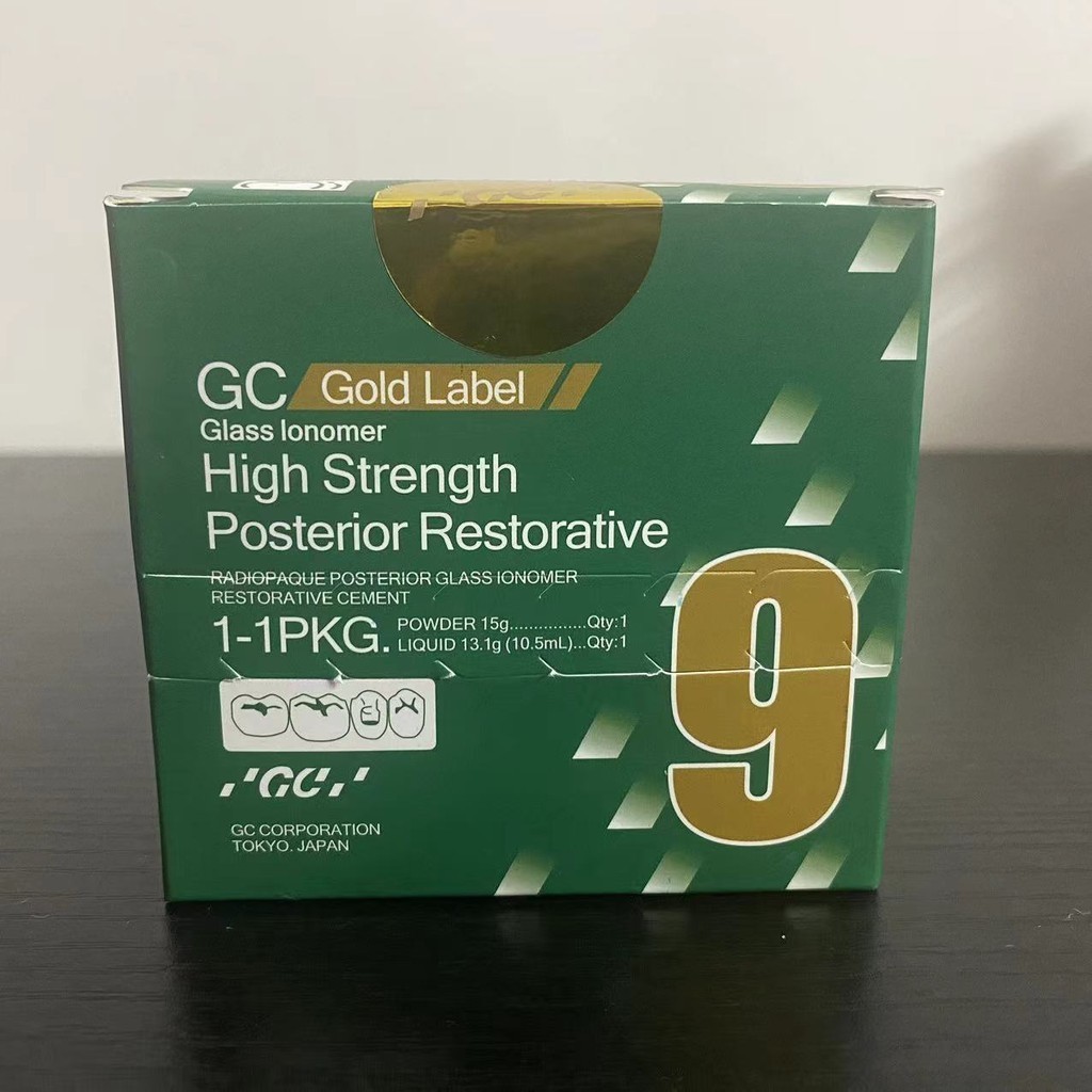 GC Fuji Gold Label Posterior Glass Ionomer - 15g Powder & 13.1g Liquid ...