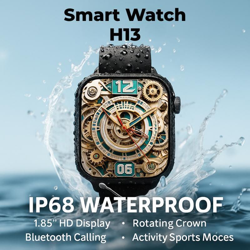 H13 Smart Watch IP68 Waterproof | 1.85" HD Full Display | Dynamic ...