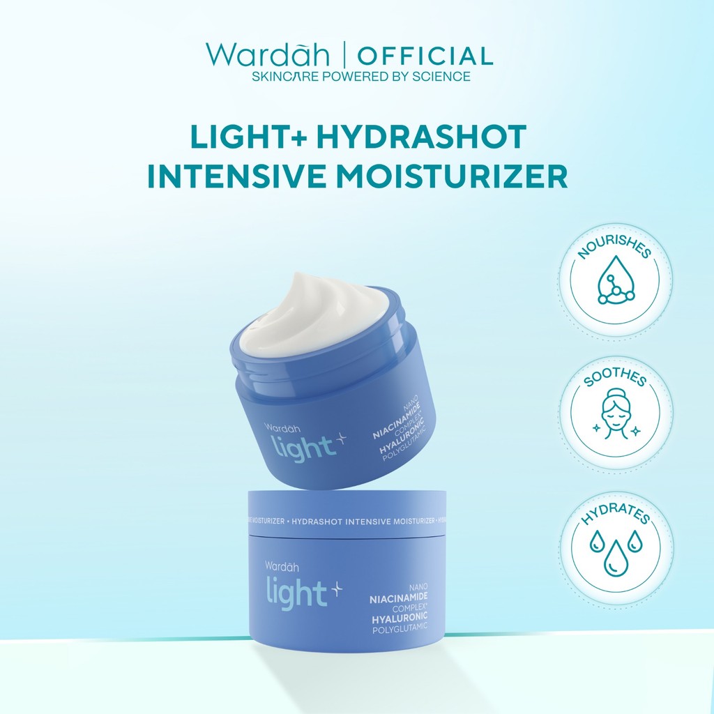 Wardah Light+ Hydrashot Intensive Moisturizer 30 g | Shopee Malaysia