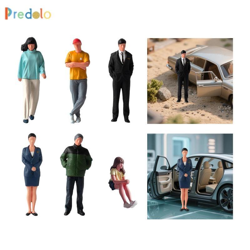 predolo Diorama, Person Figure in 1/64 Scale, Minifigure, Painted ...
