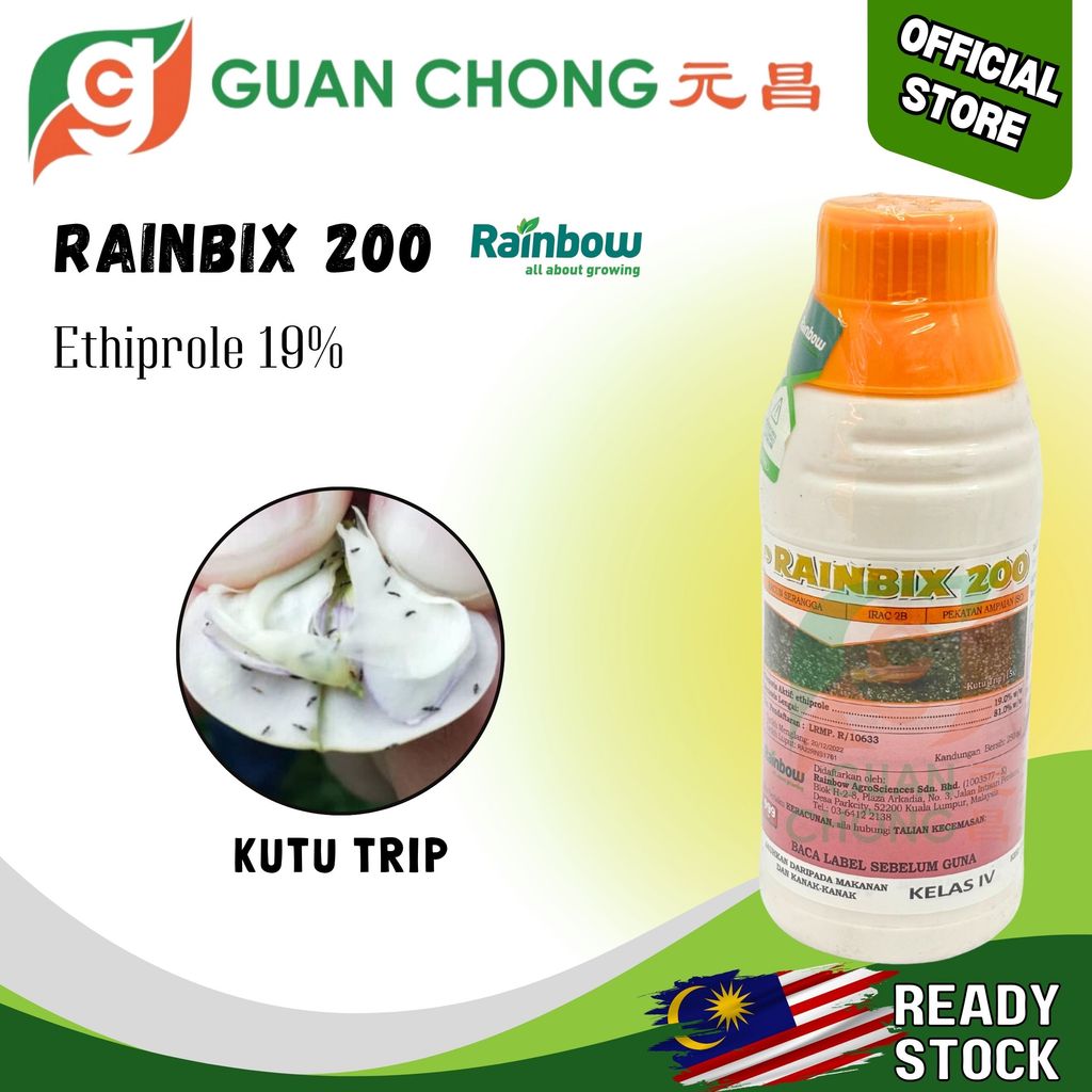 250ml Rainbix 200 Racun Serangga Phenylpyrazoles Racun Thrips ...